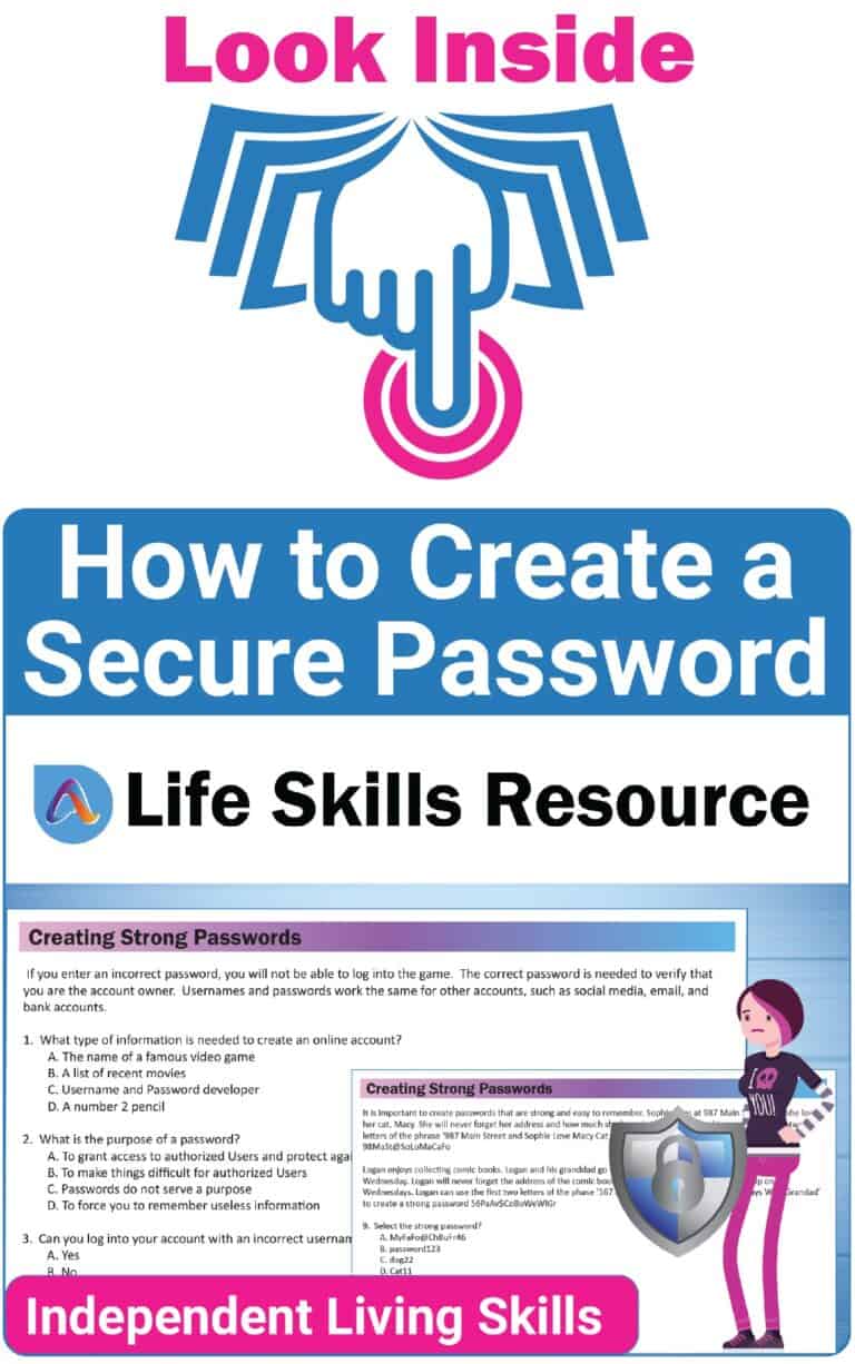 How to Create Strong Passwords Life Skills Video Tutorial